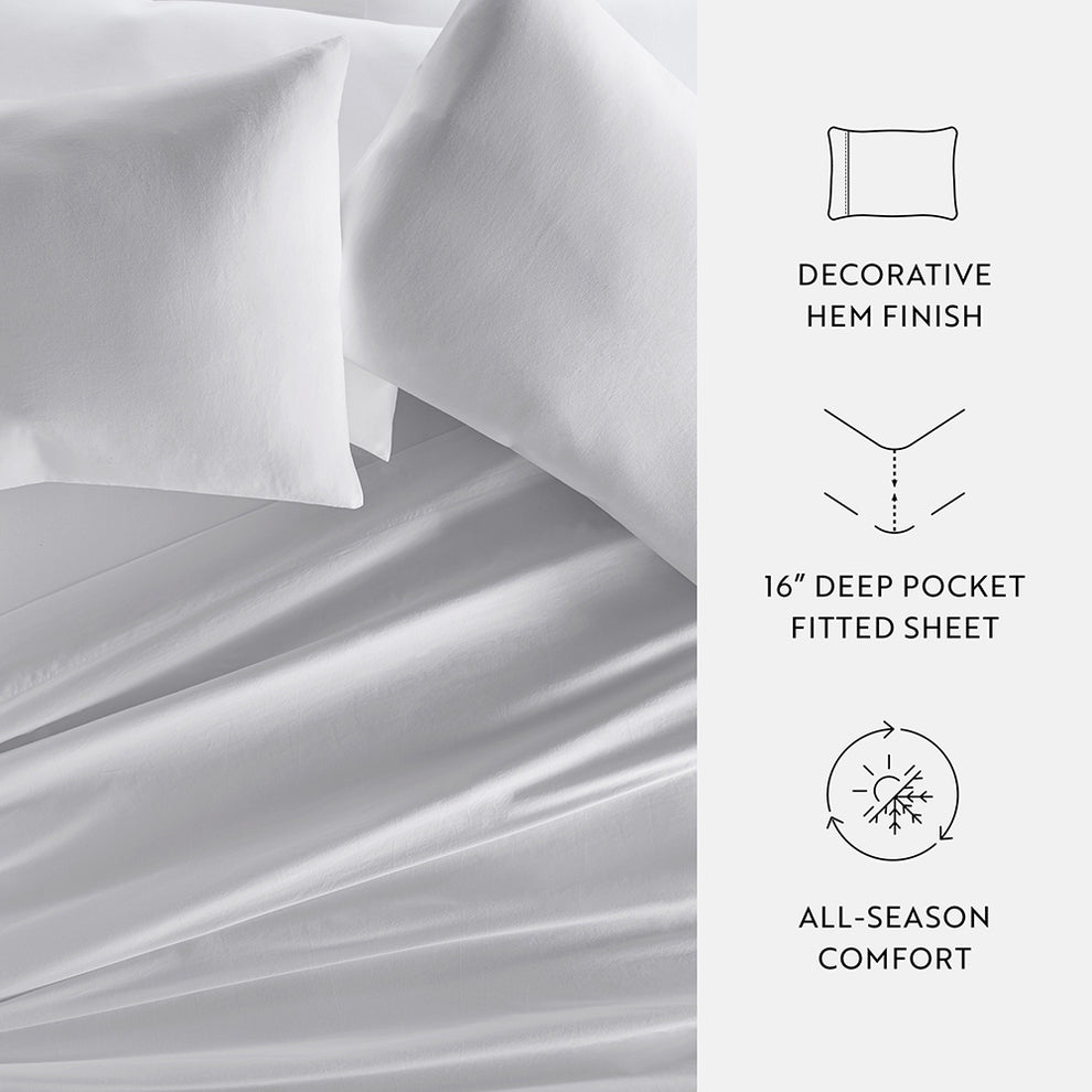 Long Staple 100% Cotton Sheet Set | Linens & Hutch – Linens And Hutch