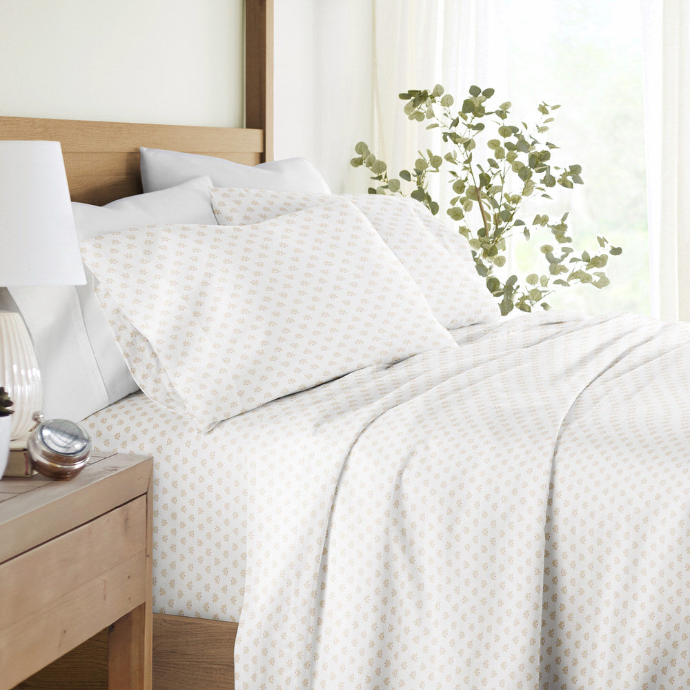 Moon Daisies 4-Piece Long Staple Cotton Sheet Set – Linens And Hutch