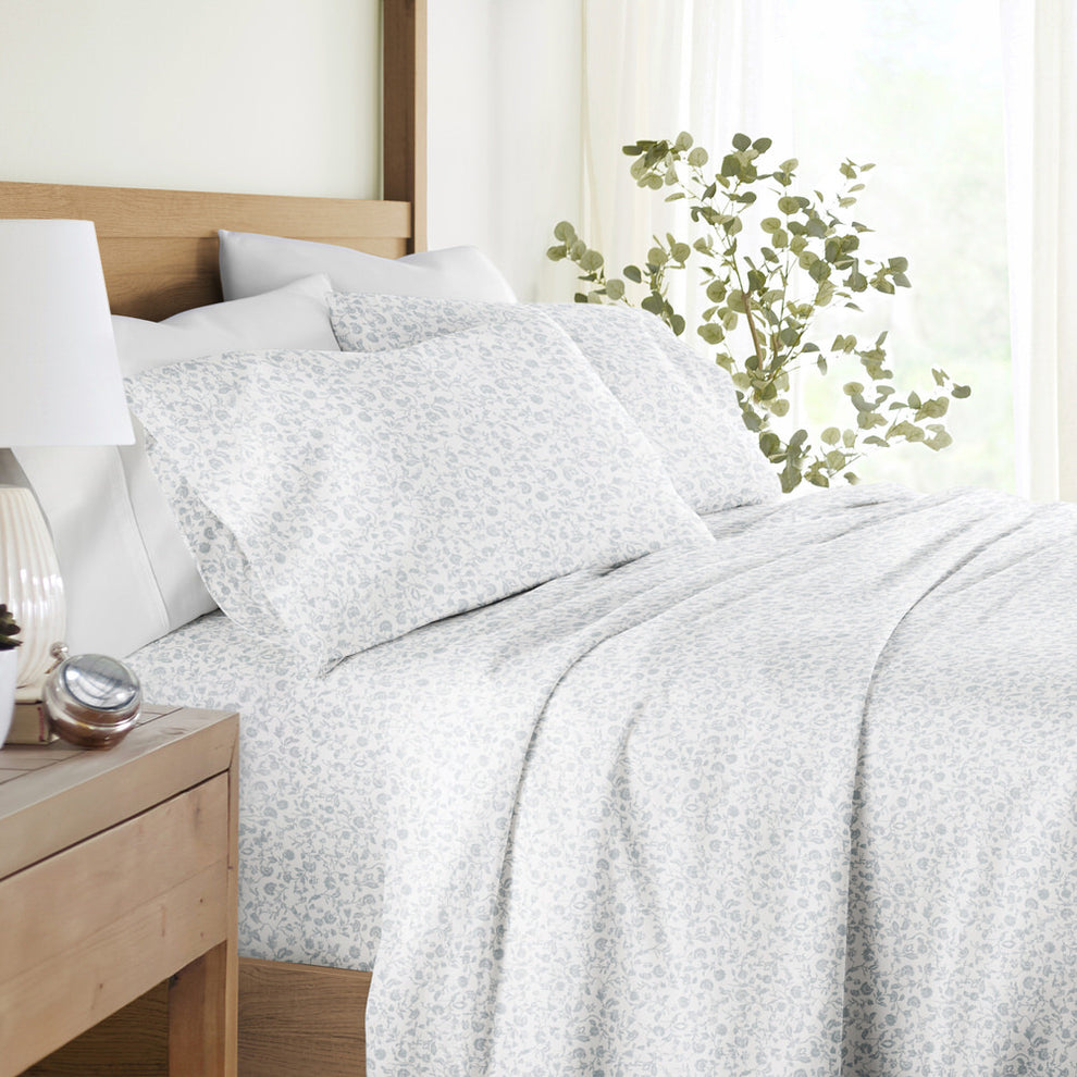 Rustic Jacobean 4-Piece Long Staple Cotton Sheet Set – Linens And Hutch