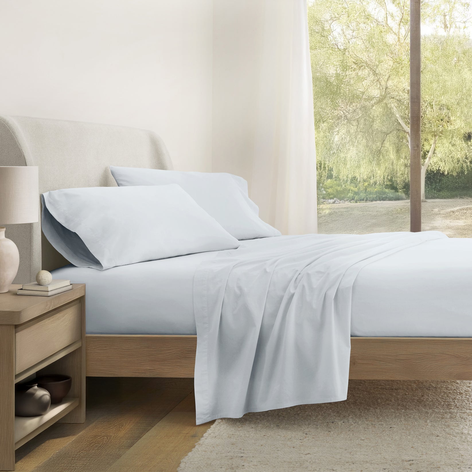 4-Piece 100% Cotton Percale Sheet Set | Linens & Hutch – Linens And Hutch