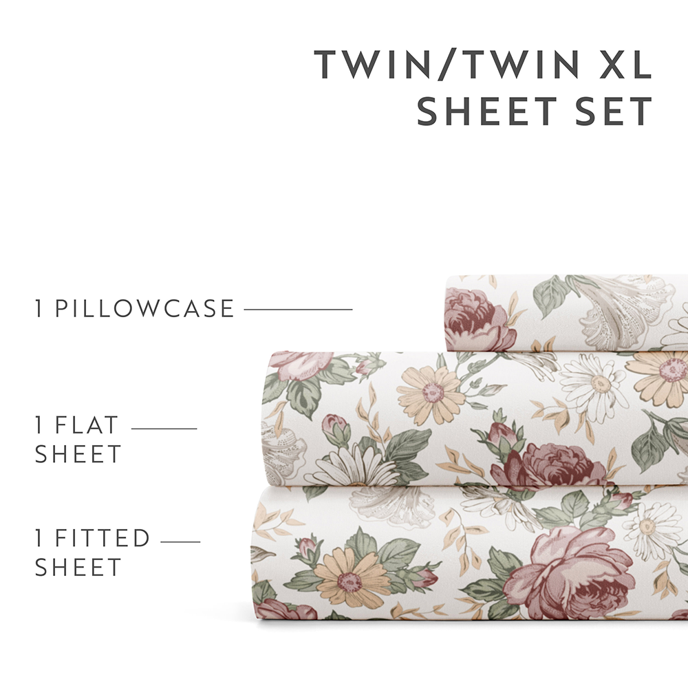 Buy Blooming Floral 4-Piece Pattern Sheet Set | LINENS & HUTCH