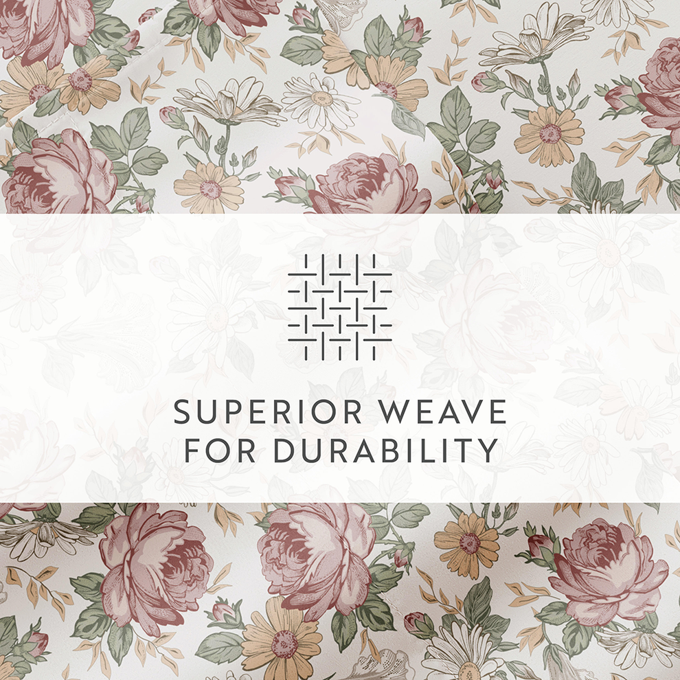 Blooming Floral 4-Piece Pattern Sheet Set – Linens And Hutch