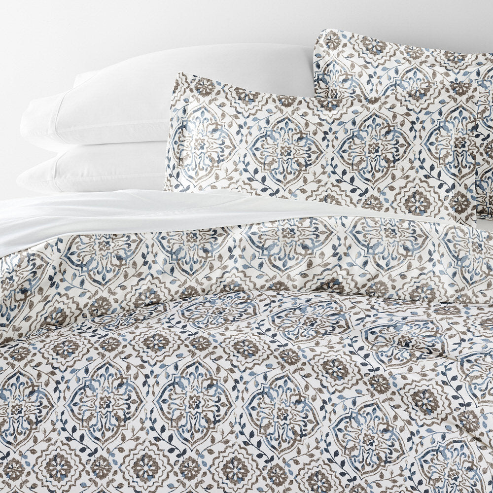 Oasis Pattern 3-Piece Duvet Cover Set – Linens And Hutch