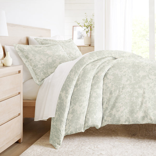 Weathered Floral Pattern Duvet Cover Set – Linens And Hutch