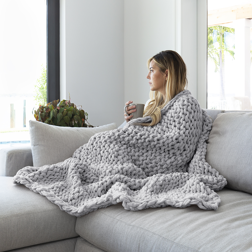 Oversized Chunky Knit Throw Blankets - Linens & Hutch – Linens And Hutch