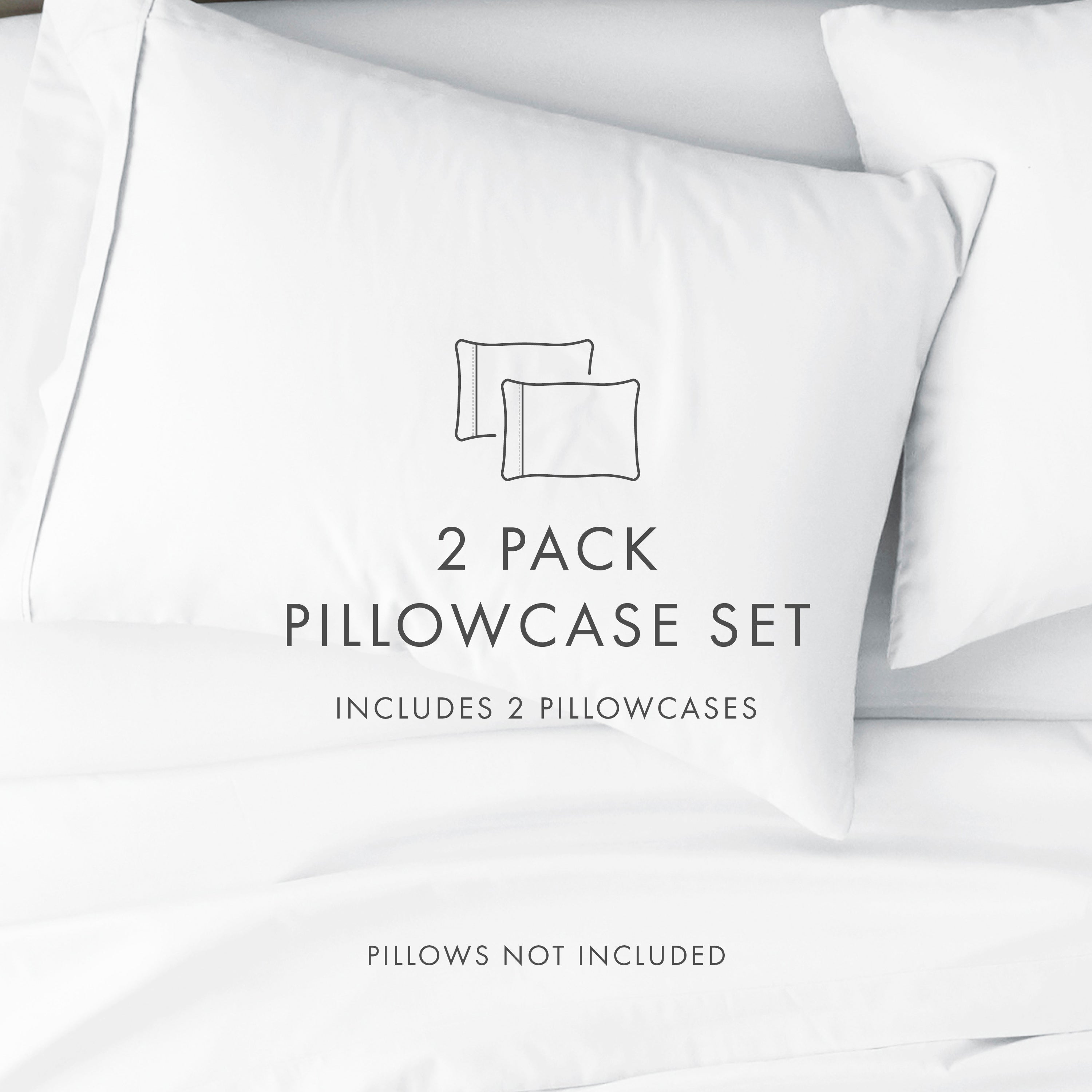 2-Piece Essential Pillowcase Set - Linens and Hutch