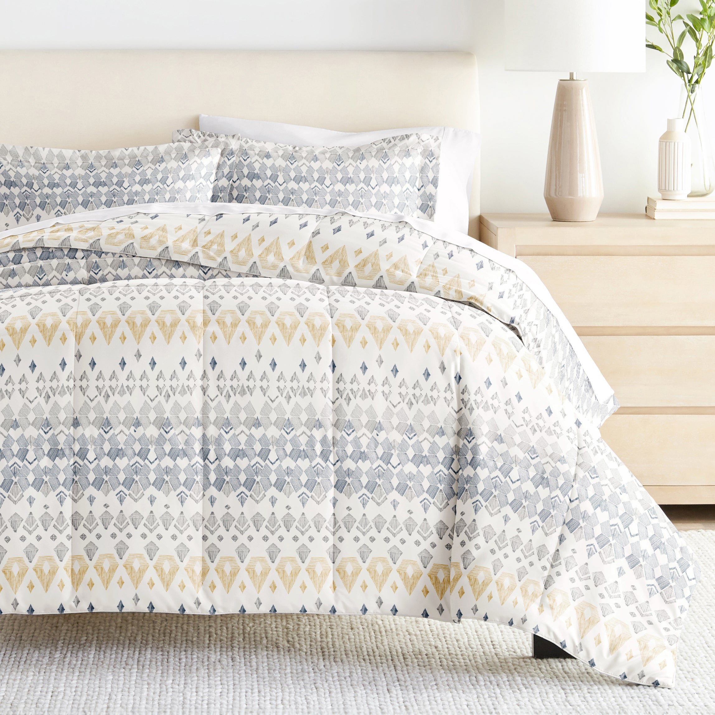 Buy Mayan Stamp Down-Alternative Comforter Set | LINENS & HUTCH