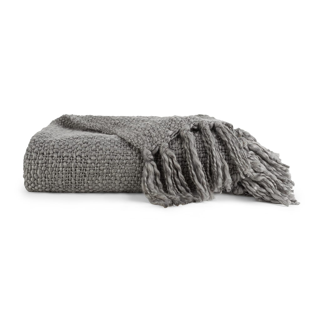 Slub-Yarn Throw Blanket online at LINENS & HUTCH – Linens And Hutch