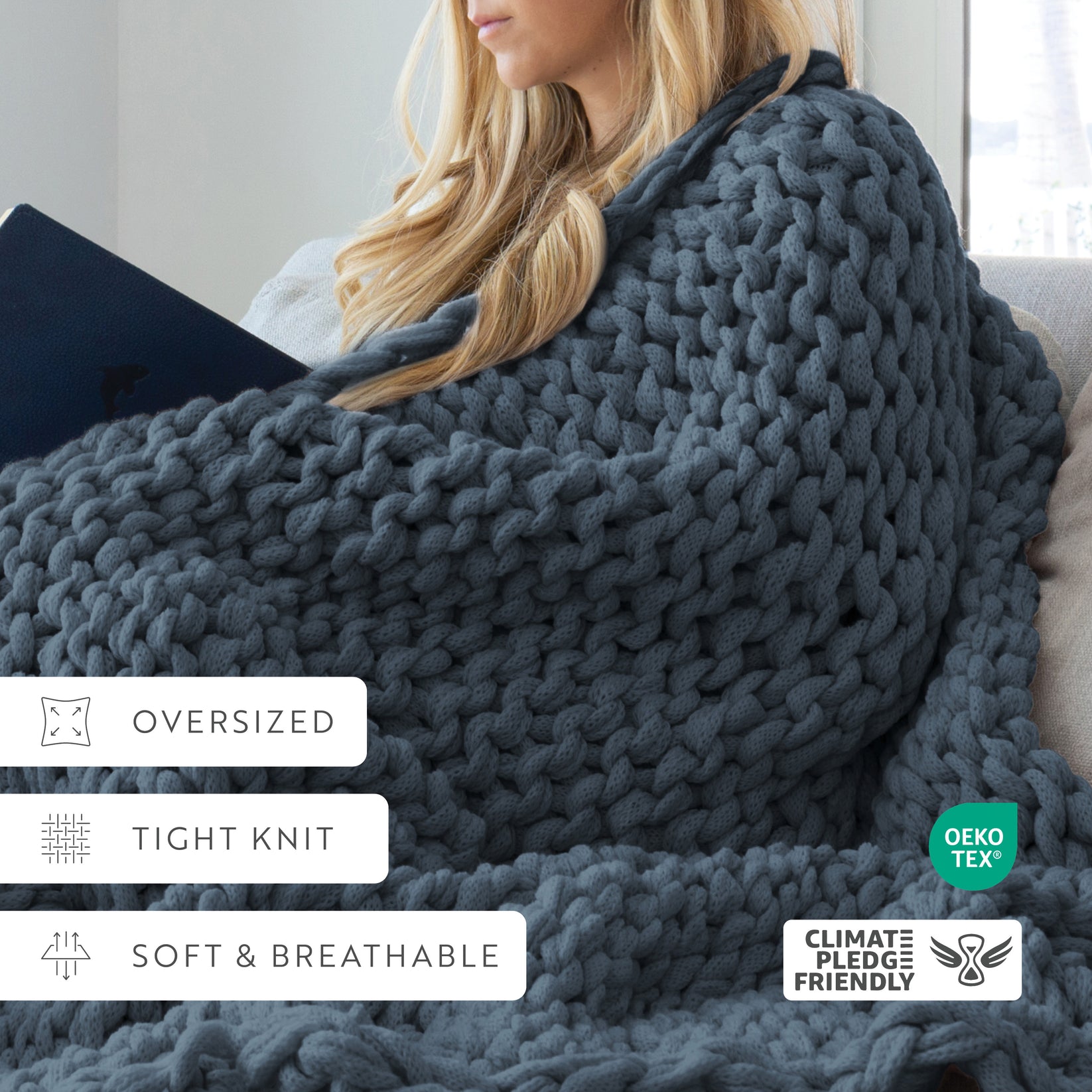 Oversized Chunky Knit Throw Blankets - Linens & Hutch – Linens And Hutch