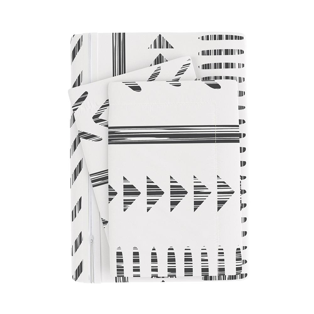 Arrow Dreams Pattern 3-Piece Duvet Cover Set - Linens and Hutch ...