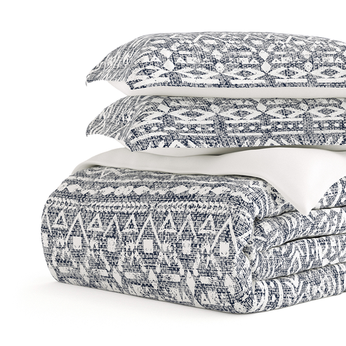 Modern Rustic Pattern 3-Piece Reversible Duvet Cover Set – Linens And Hutch