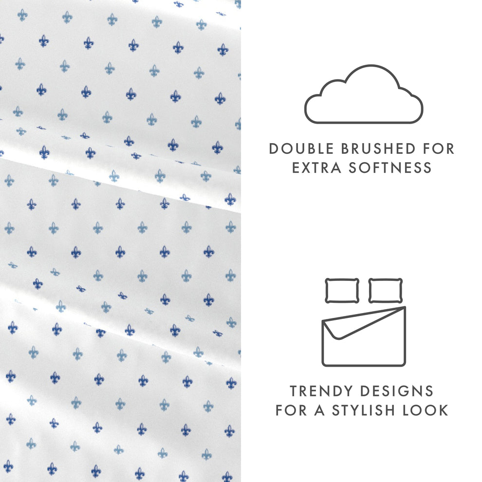 Lily Pattern 4-Piece Sheet Set - Sale – Linens And Hutch