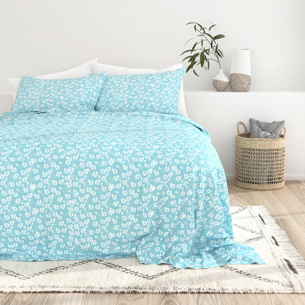 Wheatfield Patterned 4-Piece Sheet Set - Linens and Hutch – Linens And ...