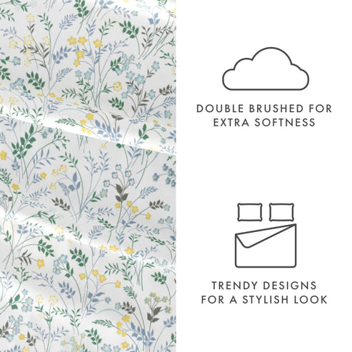 Wildflower Pattern 4-Piece Sheet Set – Linens And Hutch
