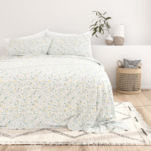 Wildflower Pattern 4-Piece Sheet Set – Linens And Hutch