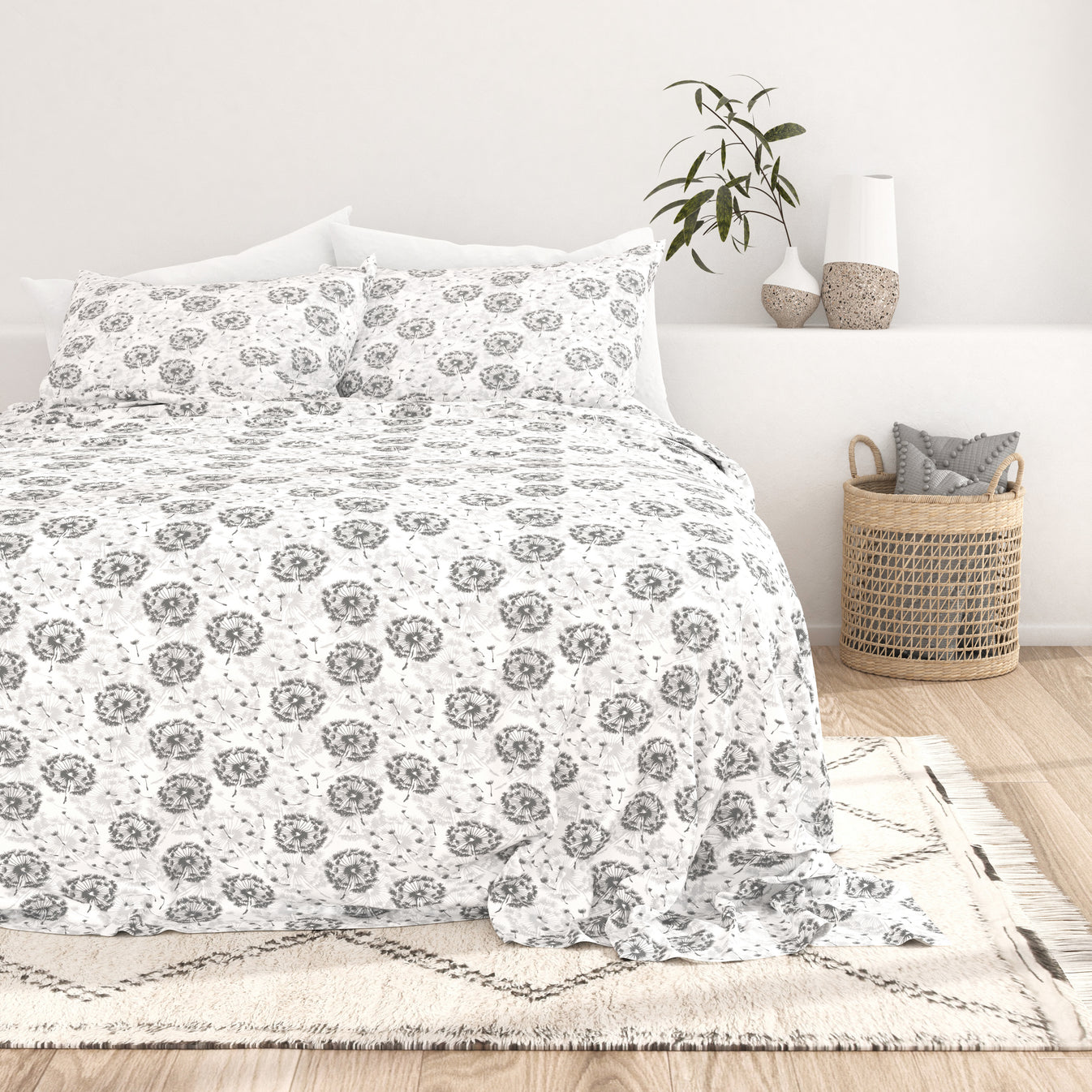 Make A Wish Patterned 4-Piece Sheet Set - Linens and Hutch – Linens And ...